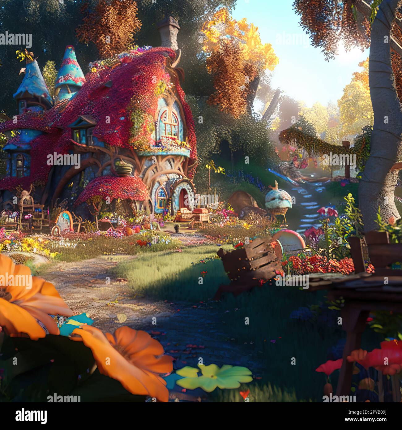 Hobbit house hi-res stock photography and images - Alamy