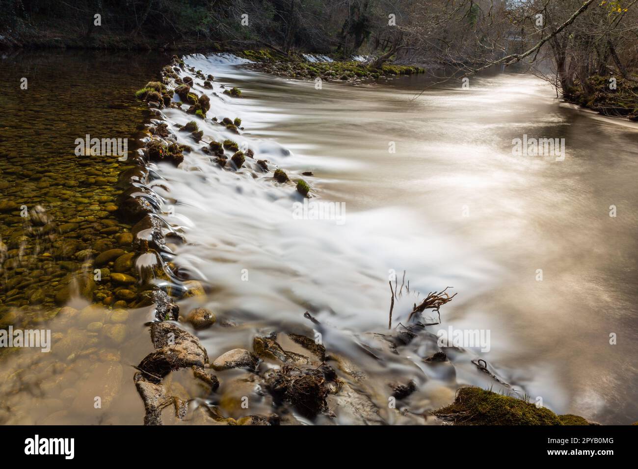 long exposure at the river Stock Photo - Alamy