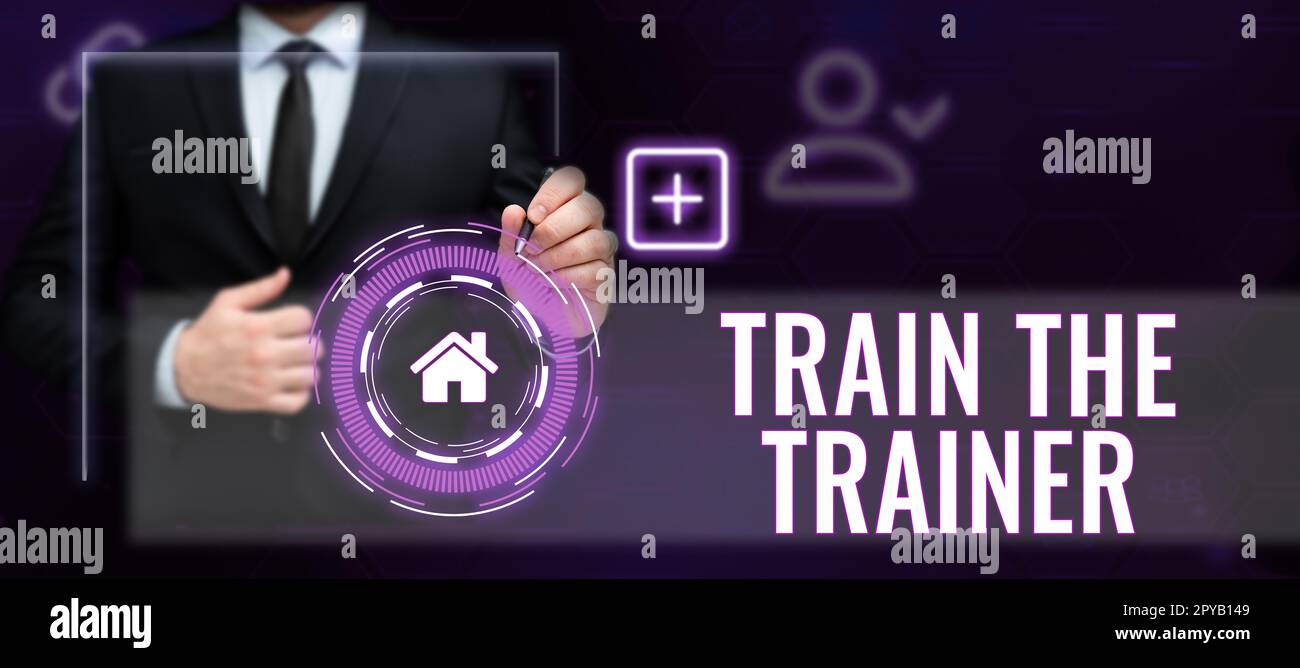Writing displaying text Train The Trainer. Internet Concept identified to teach mentor or train ...