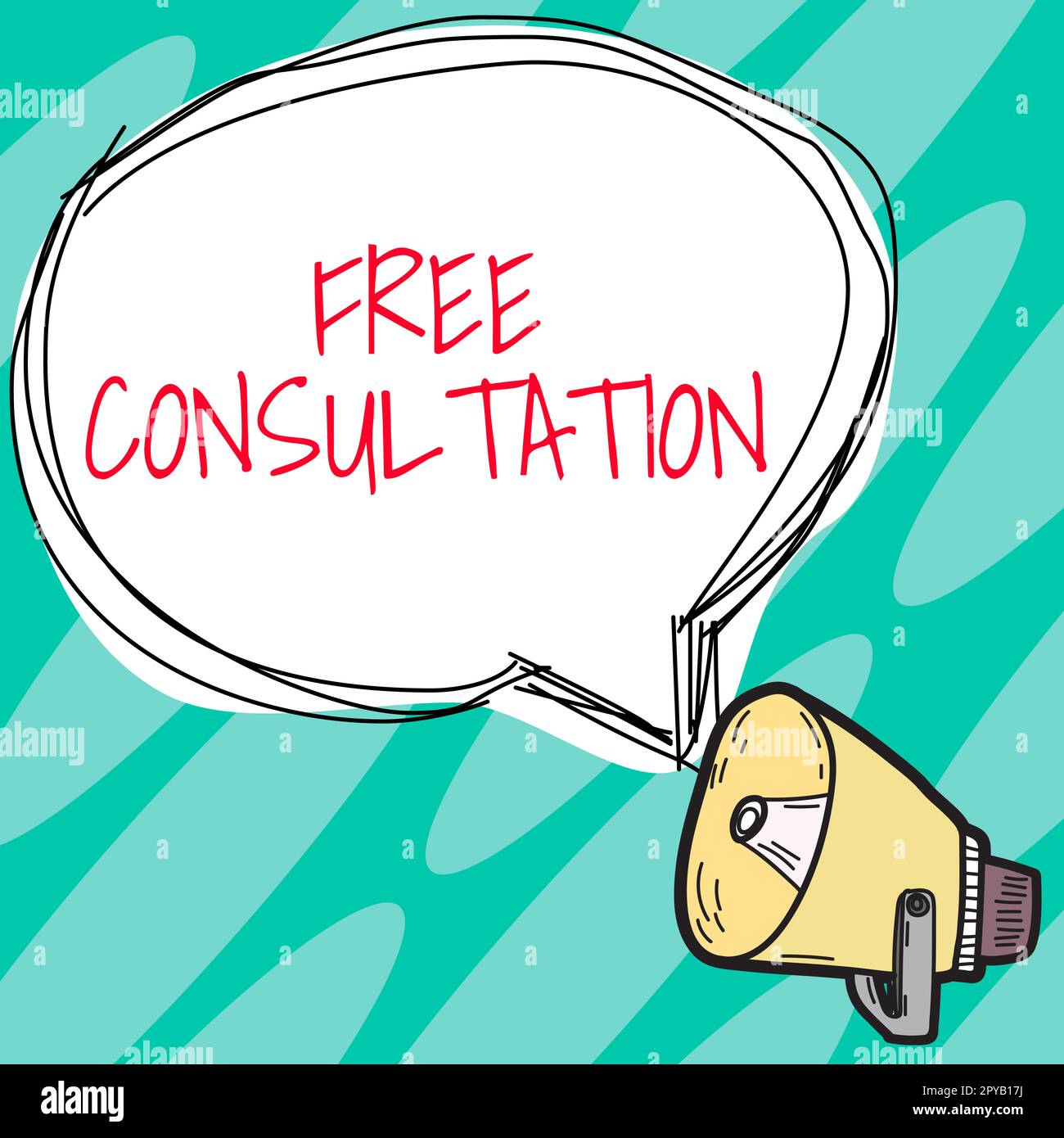 Sign displaying Free Consultation. Business overview Giving medical and ...