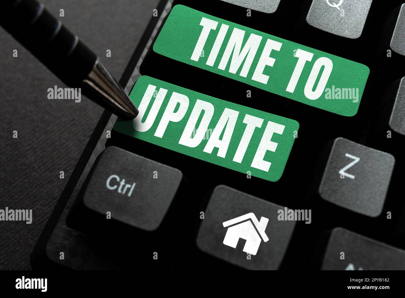 Inspiration showing sign Time To Update. Word for The latest ...