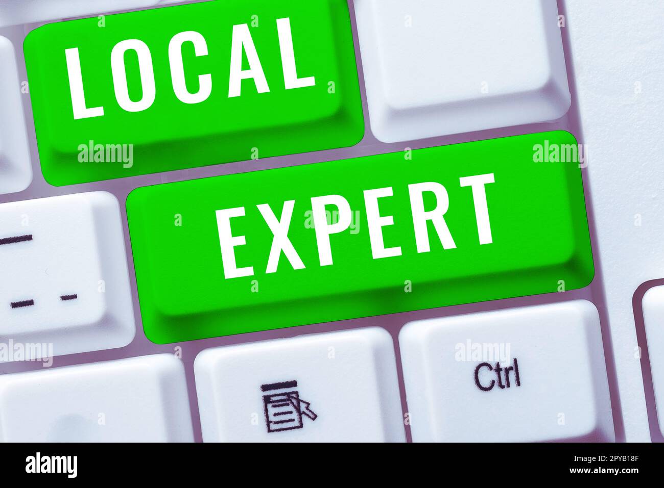 Hand writing sign Local Expert. Internet Concept offers expertise and ...