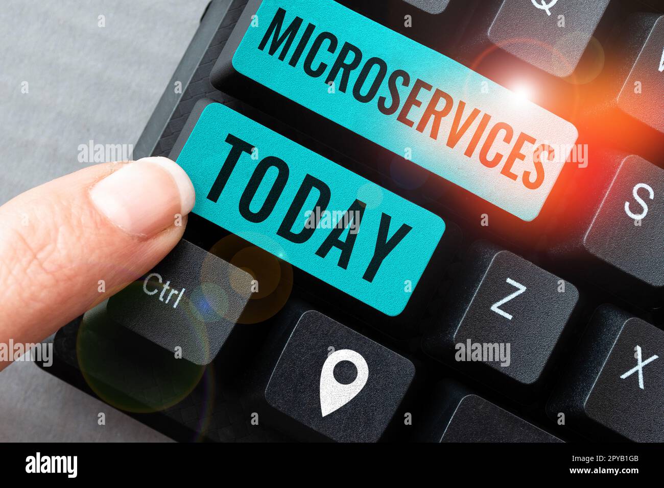 Conceptual display Microservices. Word for Software development ...