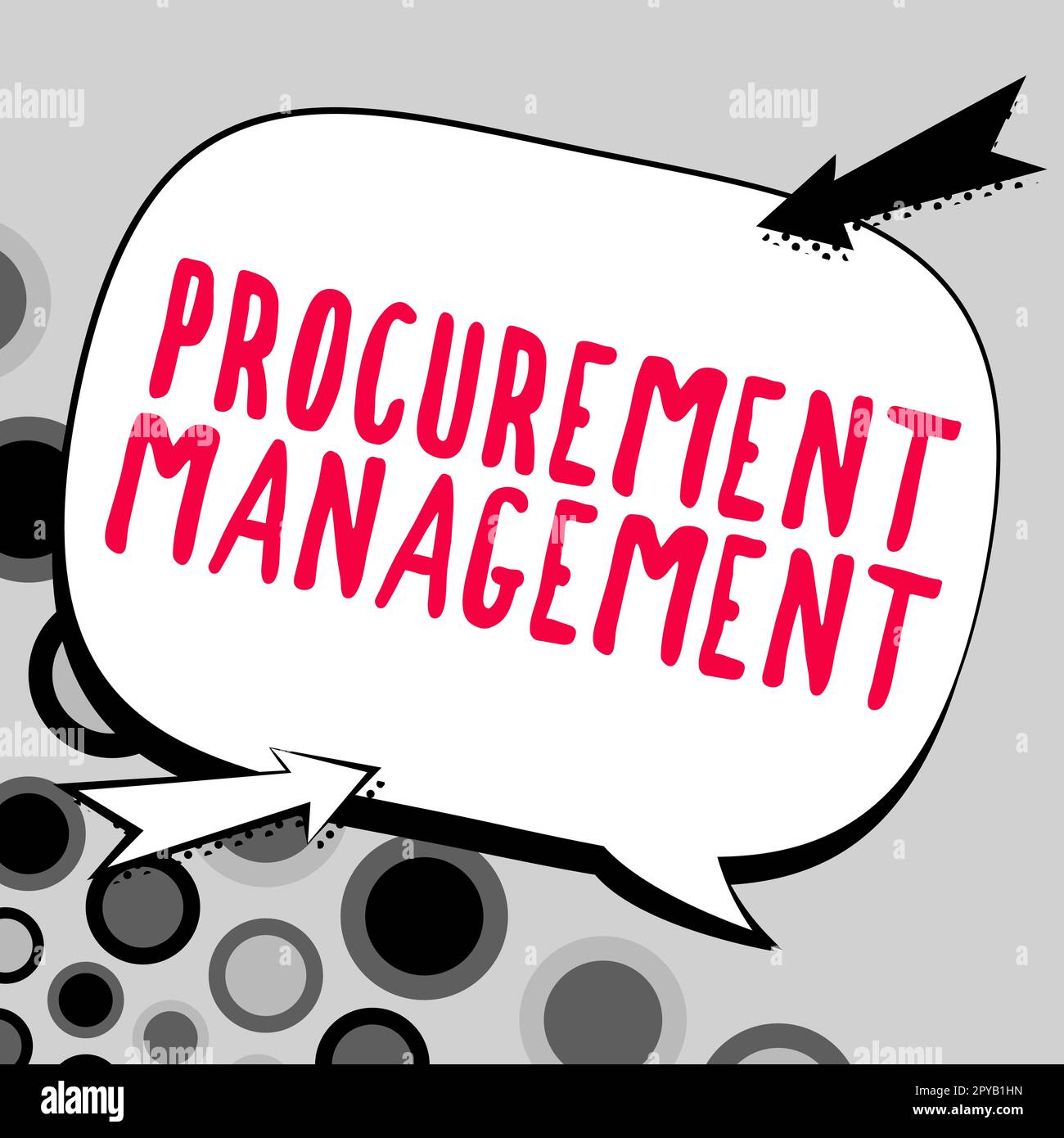 Text sign showing Procurement Management. Business approach buying ...