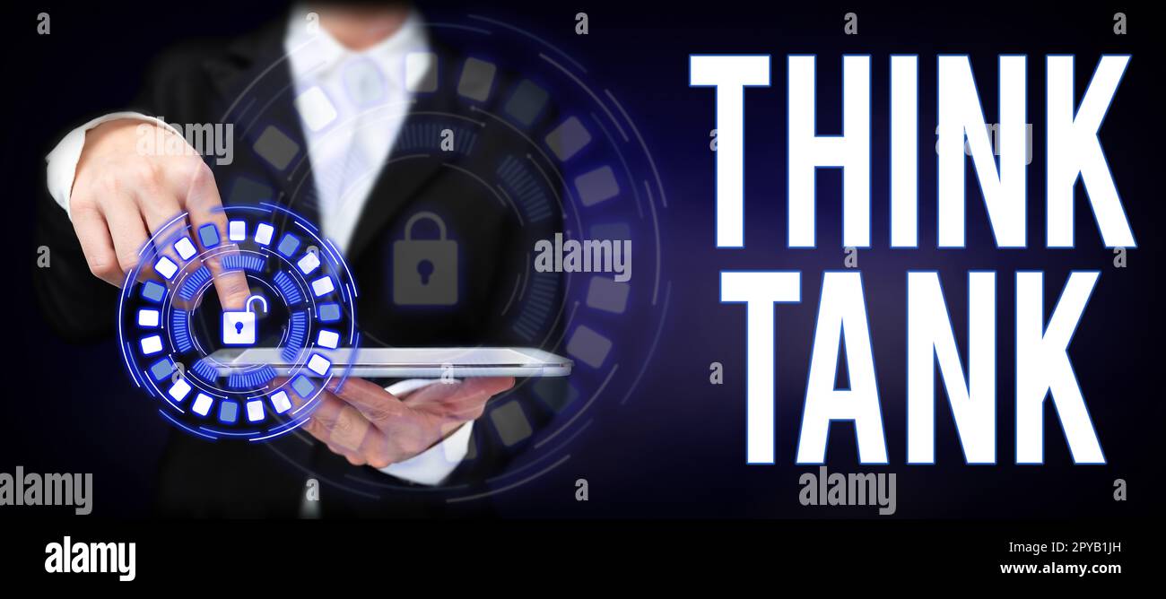 Conceptual caption Think Tank. Business concept Thinking of Innovative ...