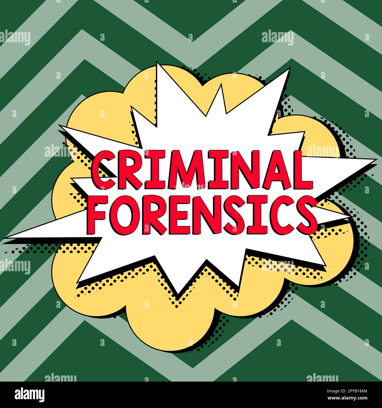 Hand writing sign Criminal Forensics. Concept meaning Federal Offense ...