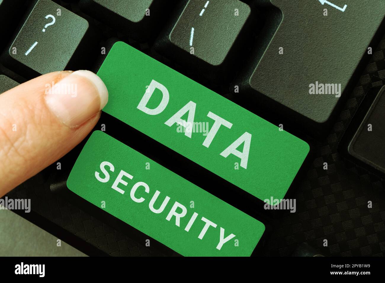 Text caption presenting Data Security. Concept meaning Confidentiality ...