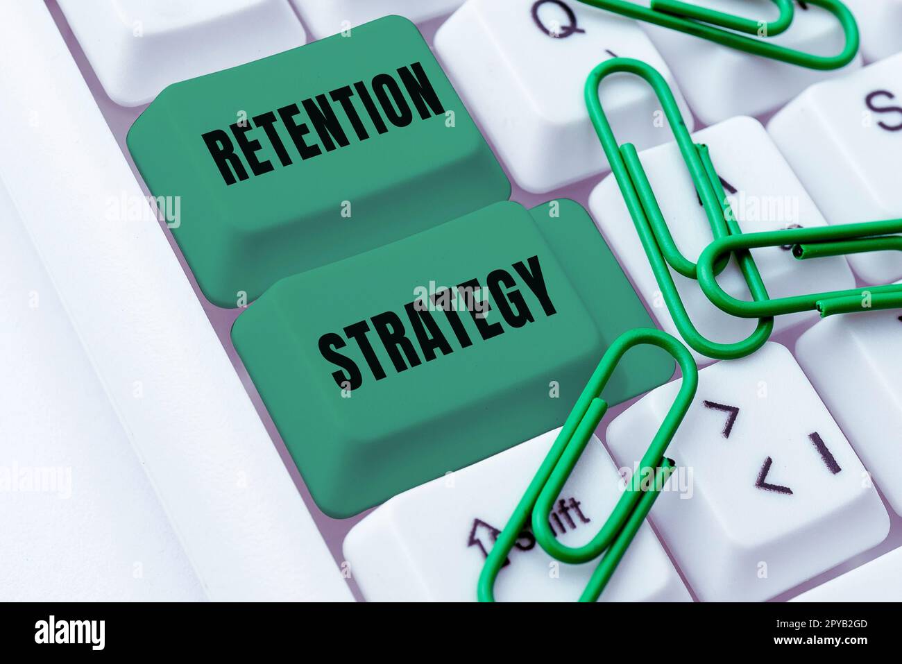 Sign displaying Retention Strategy. Business showcase activities to ...