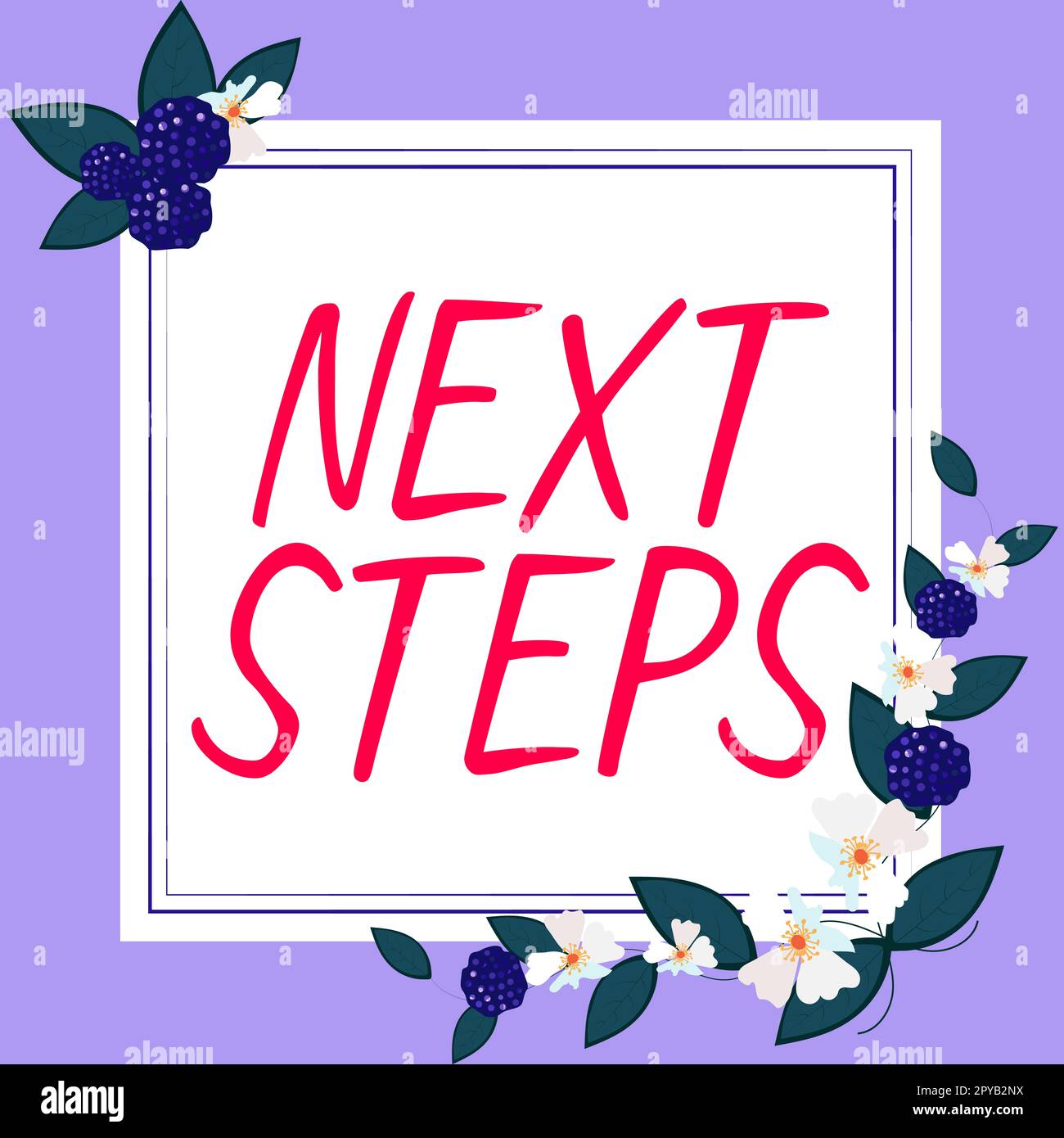 Handwriting text Next Steps. Business overview numper of process going ... Handwriting text Next Steps. Business overview numper of process going ...