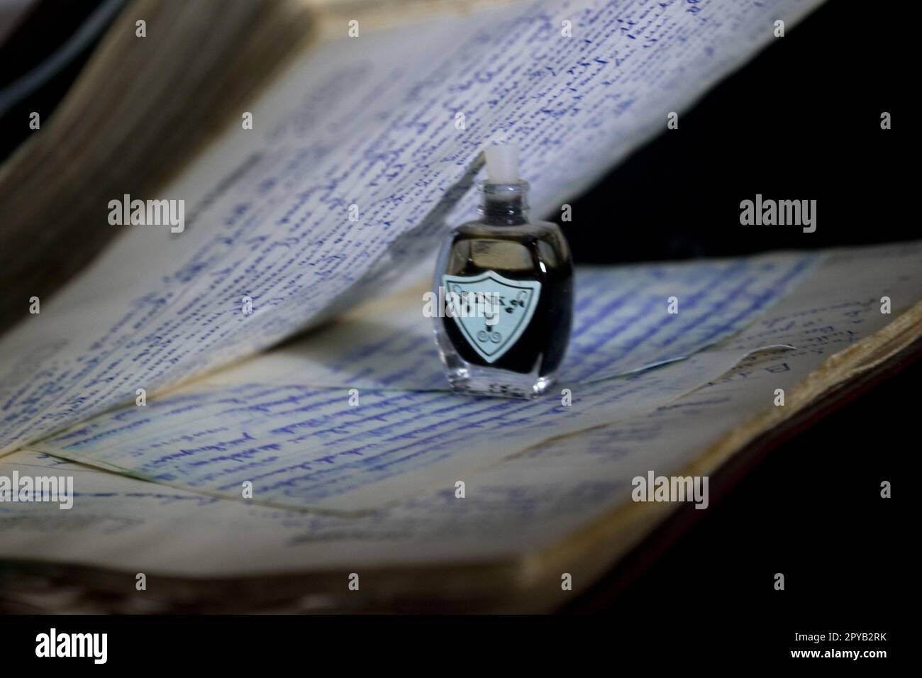 old manuscript handwritten Stock Photo - Alamy