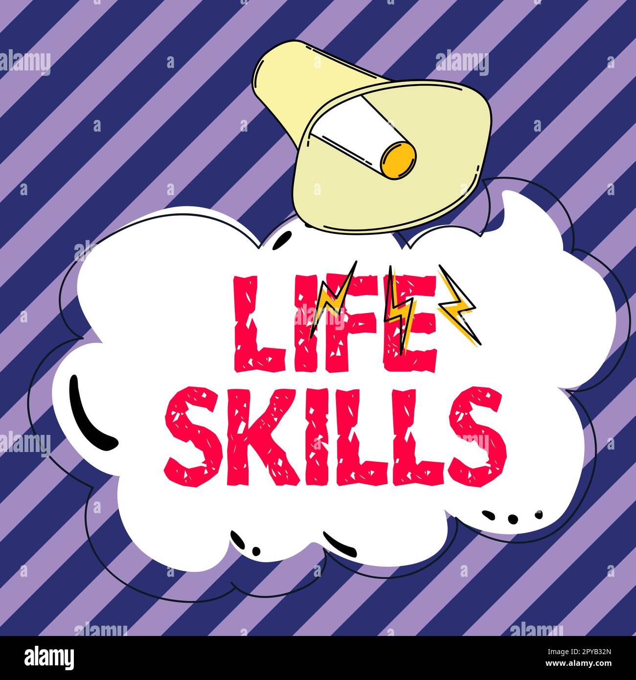 Text showing inspiration Life Skills. Internet Concept that is ...