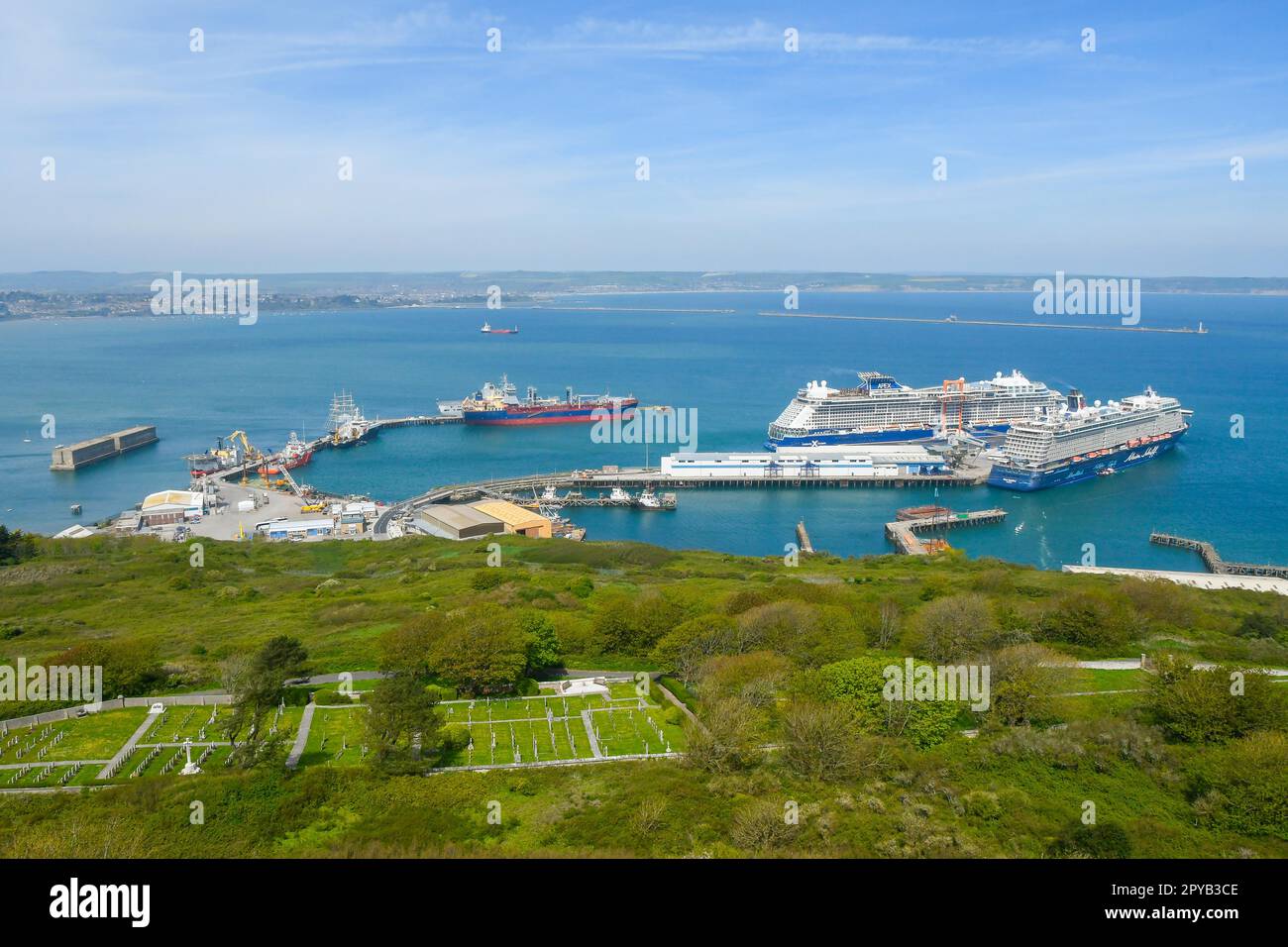 Portland, Dorset, UK. 3rd May 2023. General view looking towards ...