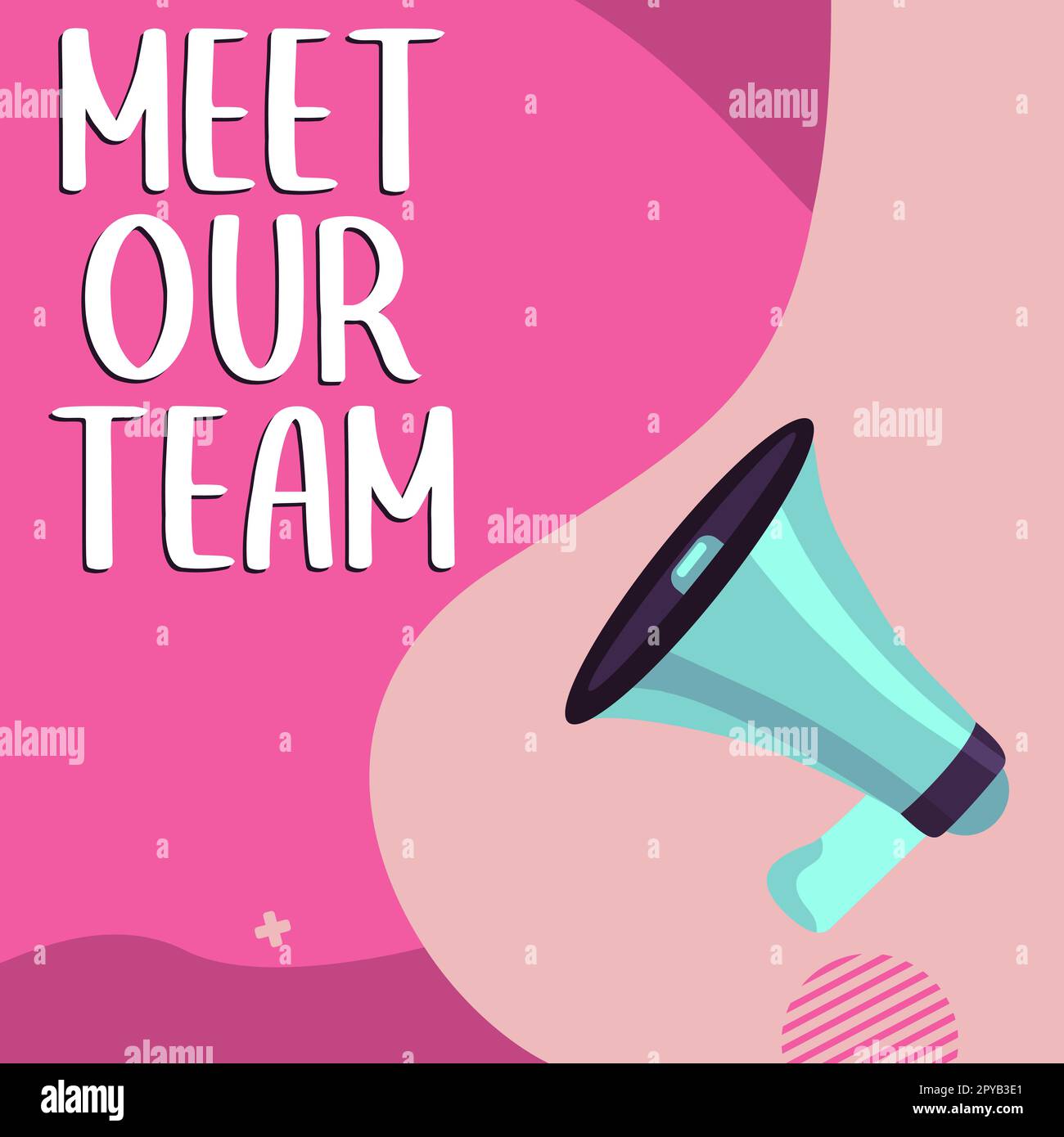 Sign displaying Meet Our Team. Word for introducing another person to ... Sign displaying Meet Our Team. Word for introducing another person to ...