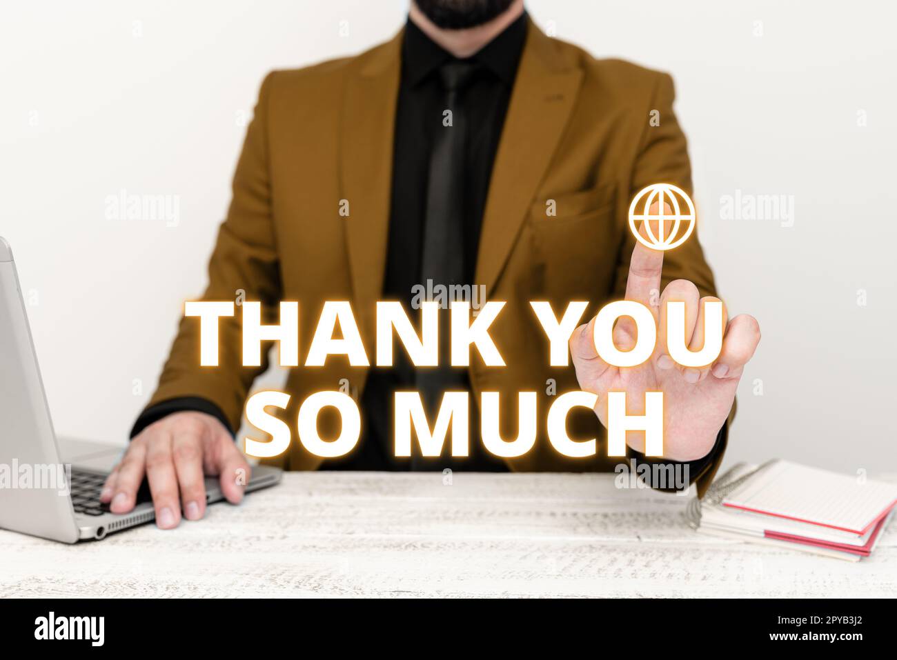 Conceptual caption Thank You So Much. Word Written on Expression of ...