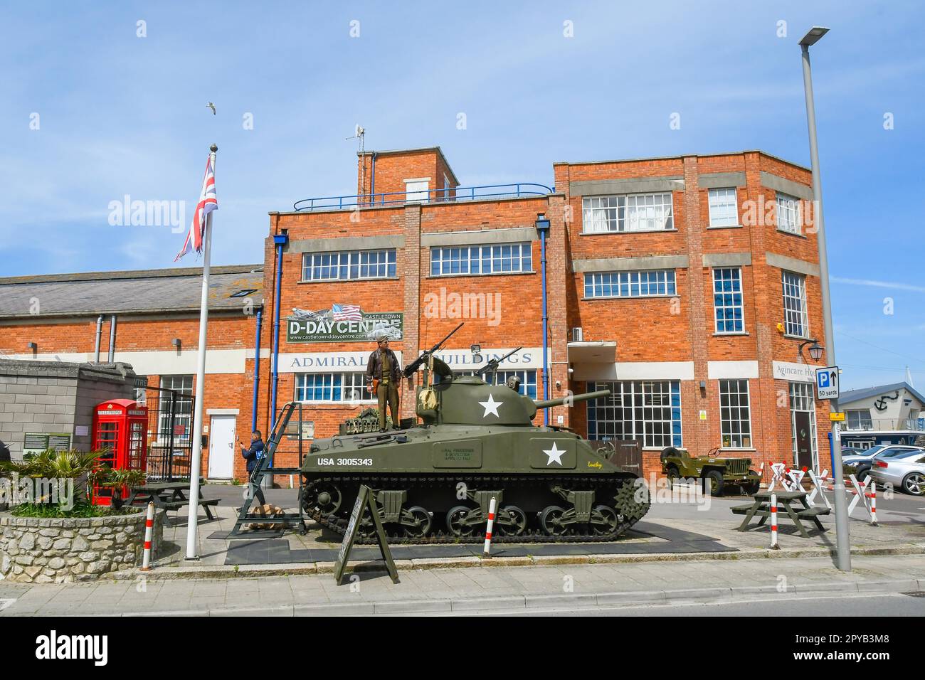 Portland, Dorset, UK. 3rd May 2023. General view of the World War 2 ...