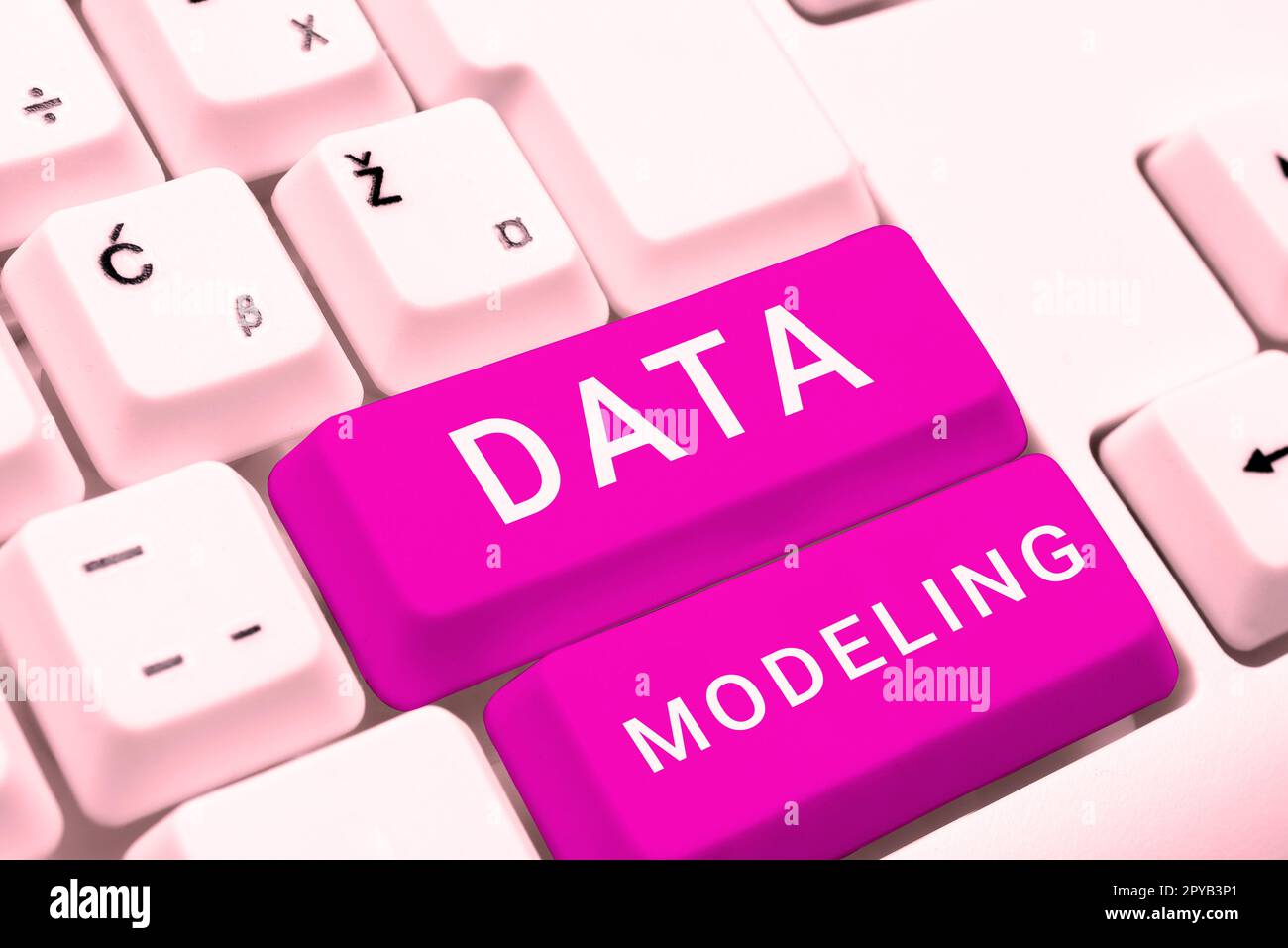 Sign displaying Data Modeling. Business idea process of transferring data between data storage ...