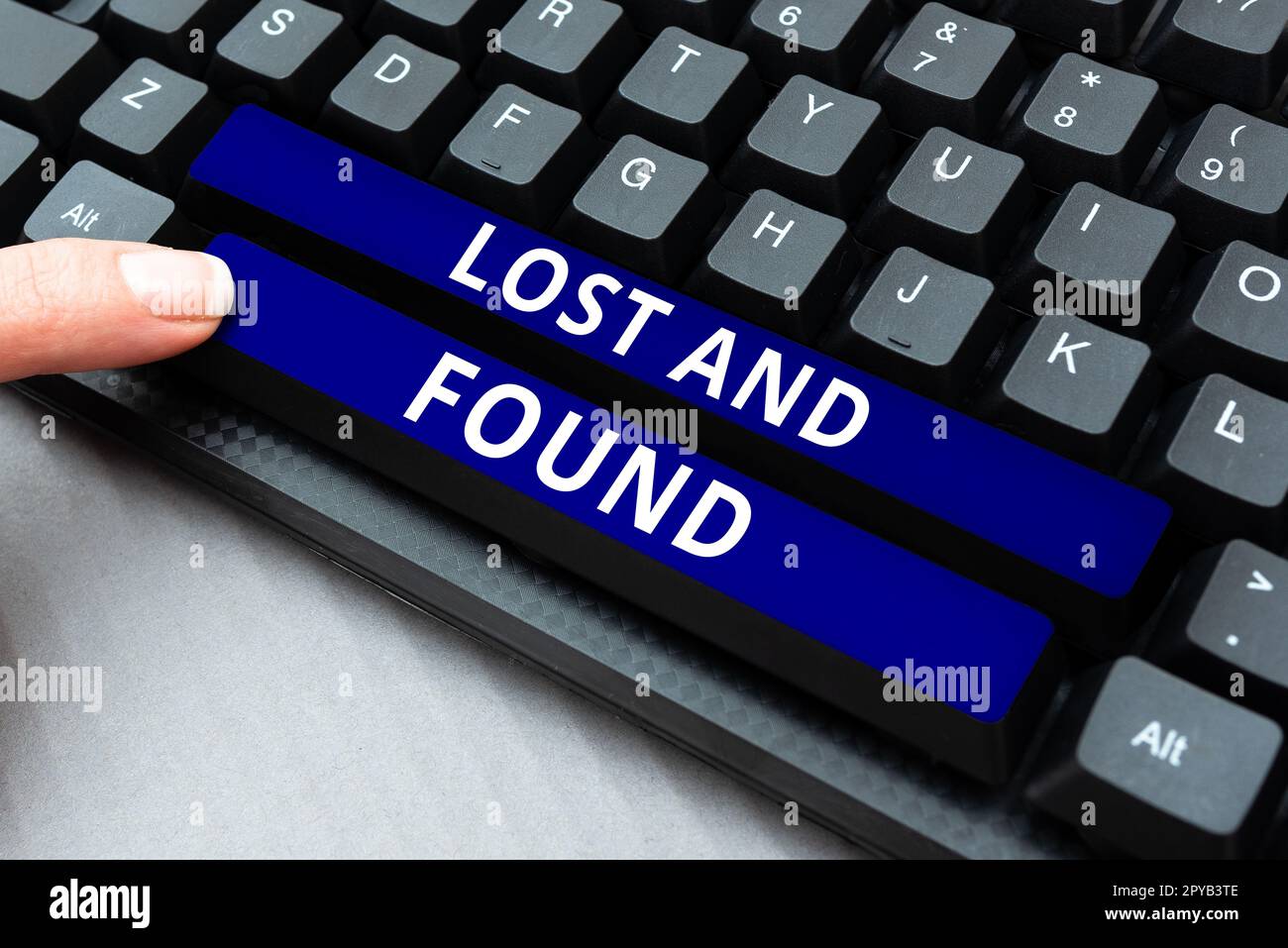 Inspiration showing sign Lost And Found. Business approach Place where ...