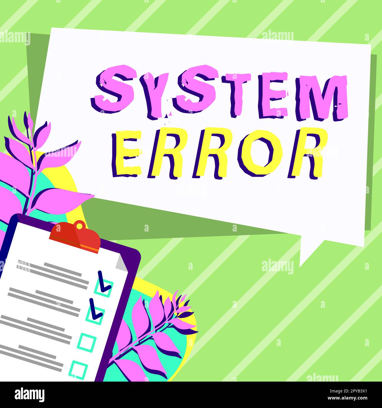 Writing displaying text System Error. Business concept Technological ...