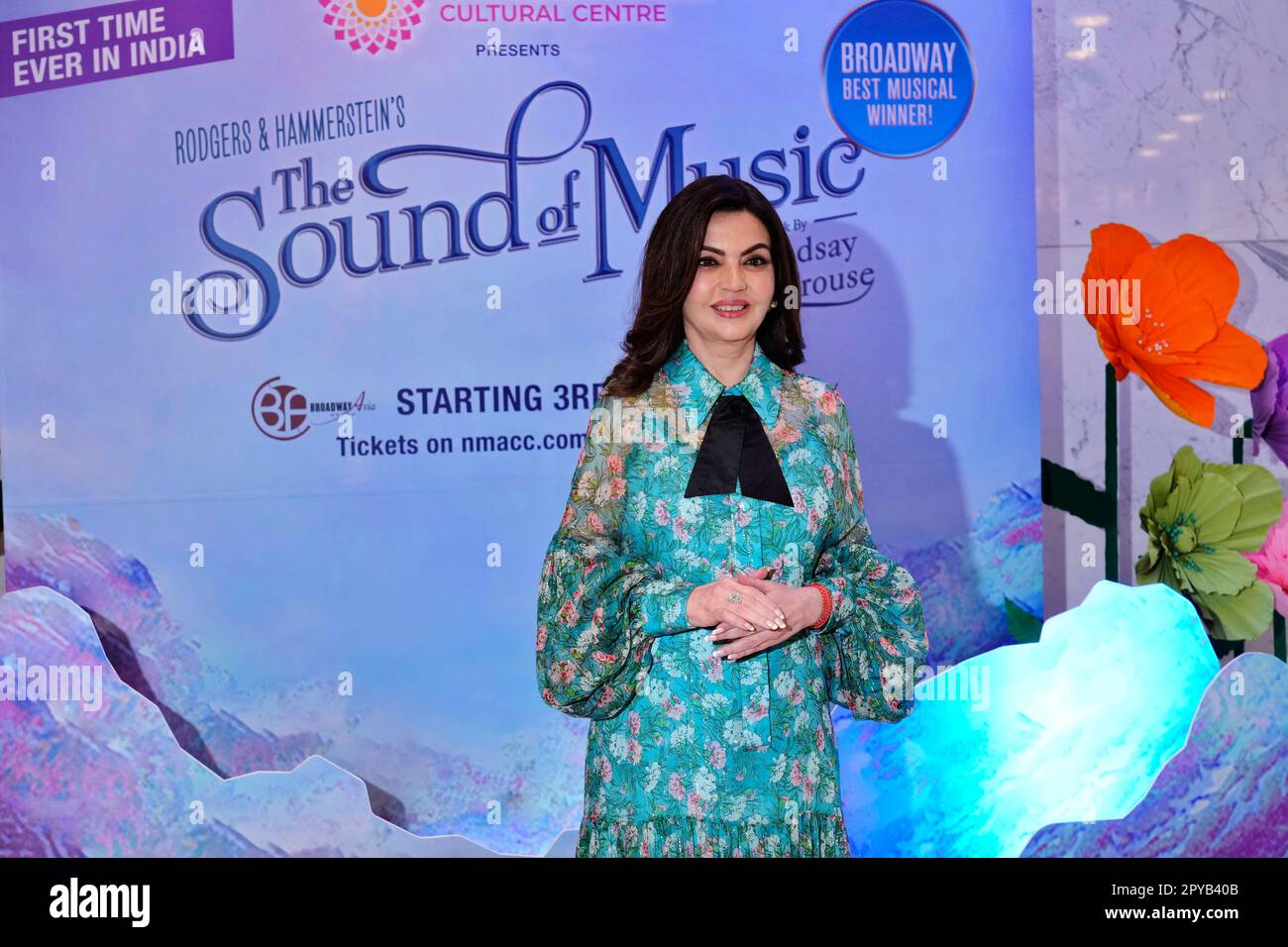 Founder And Chairperson Of Reliance Foundation Nita Ambani Poses At The Founder And Chairperson Of Reliance Foundation Nita Ambani Poses At The