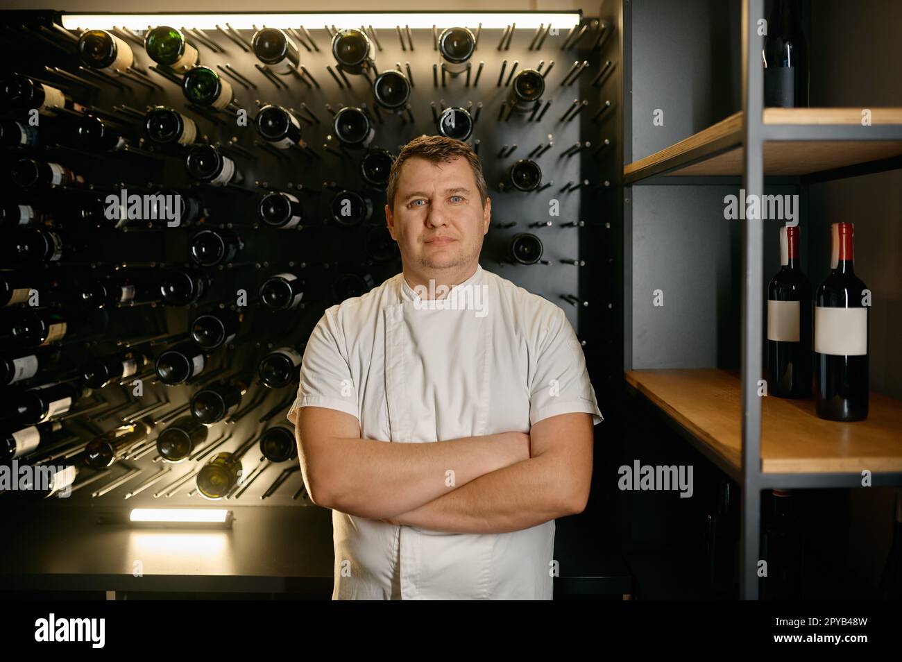 Portrait winemaker standing in hi-res stock photography and images - Alamy