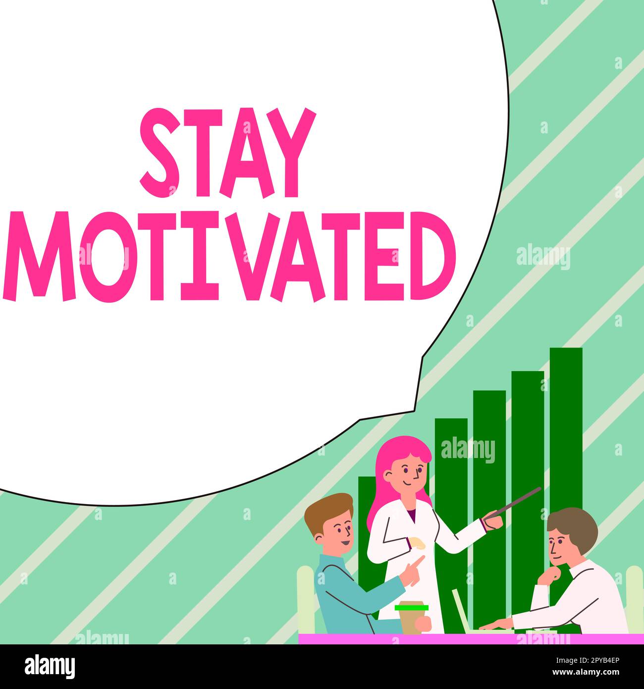 Sign displaying Stay Motivated. Word for Reward yourself every time you ...