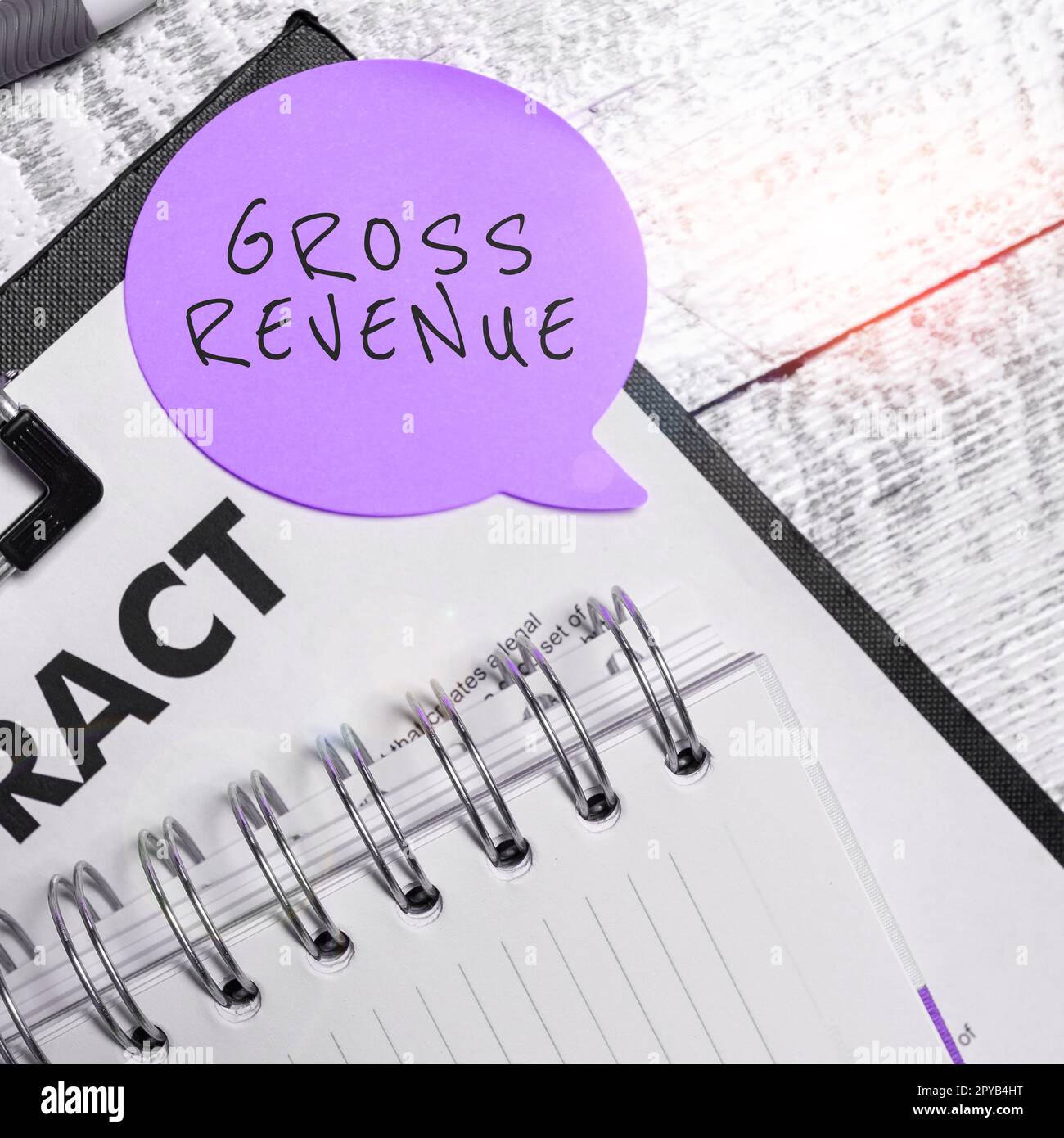 Hand writing sign Gross Revenue. Word for total value of everything ...