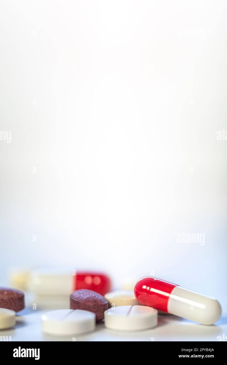 Different medication capsules tablets hi-res stock photography and ...