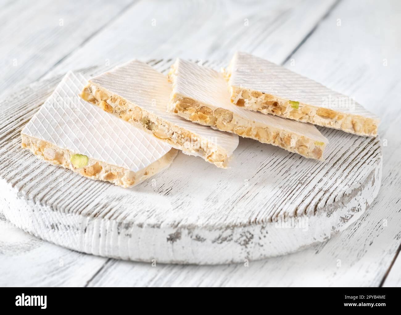 Nougat turron hi-res stock photography and images - Alamy