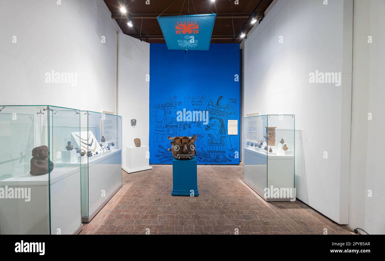 Mexico, APR 25 2023 - Interior view of the exhibition of Regional ...