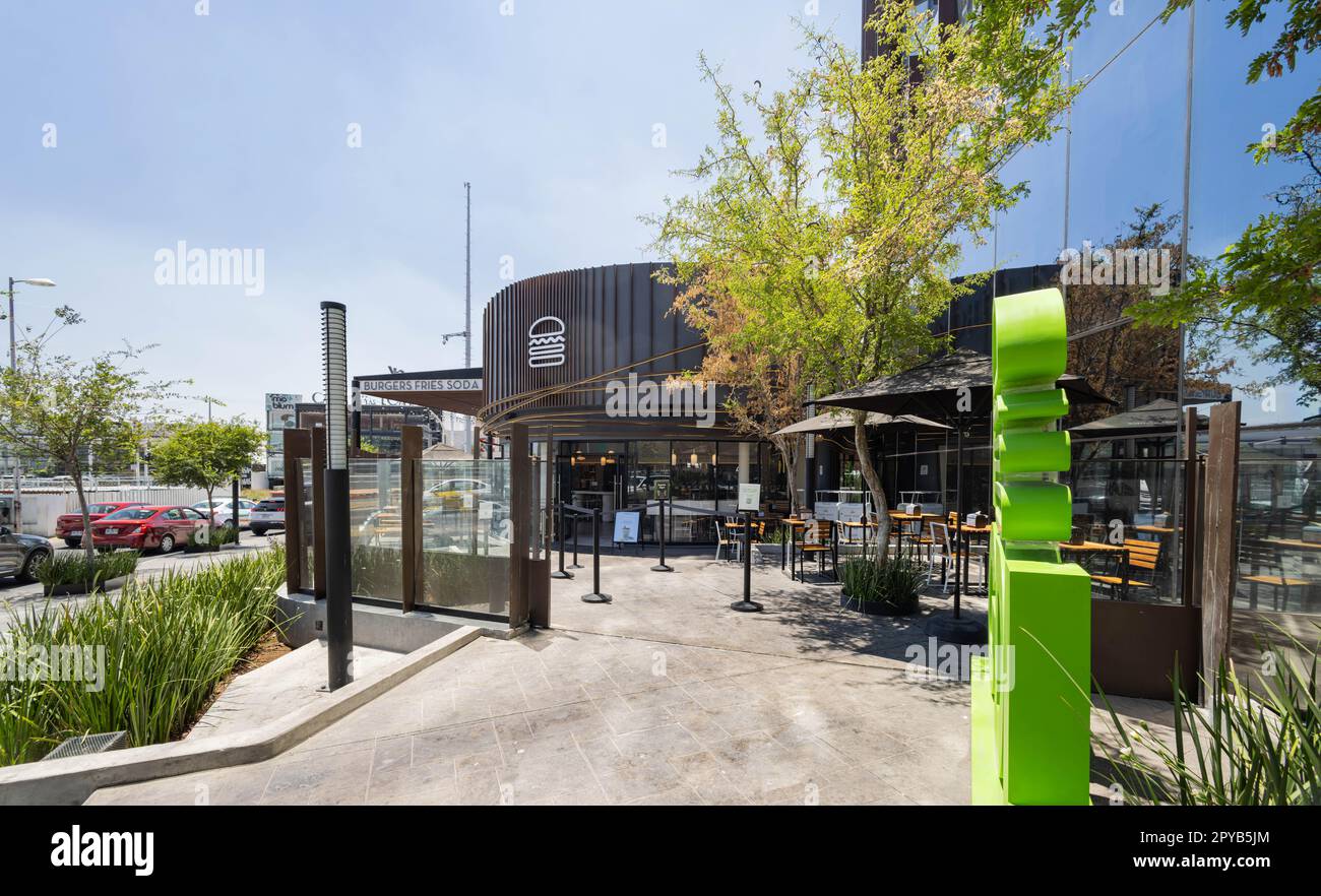 Mexico, APR 27 2023 - Exterior view of the Shake Shack Stock Photo - Alamy