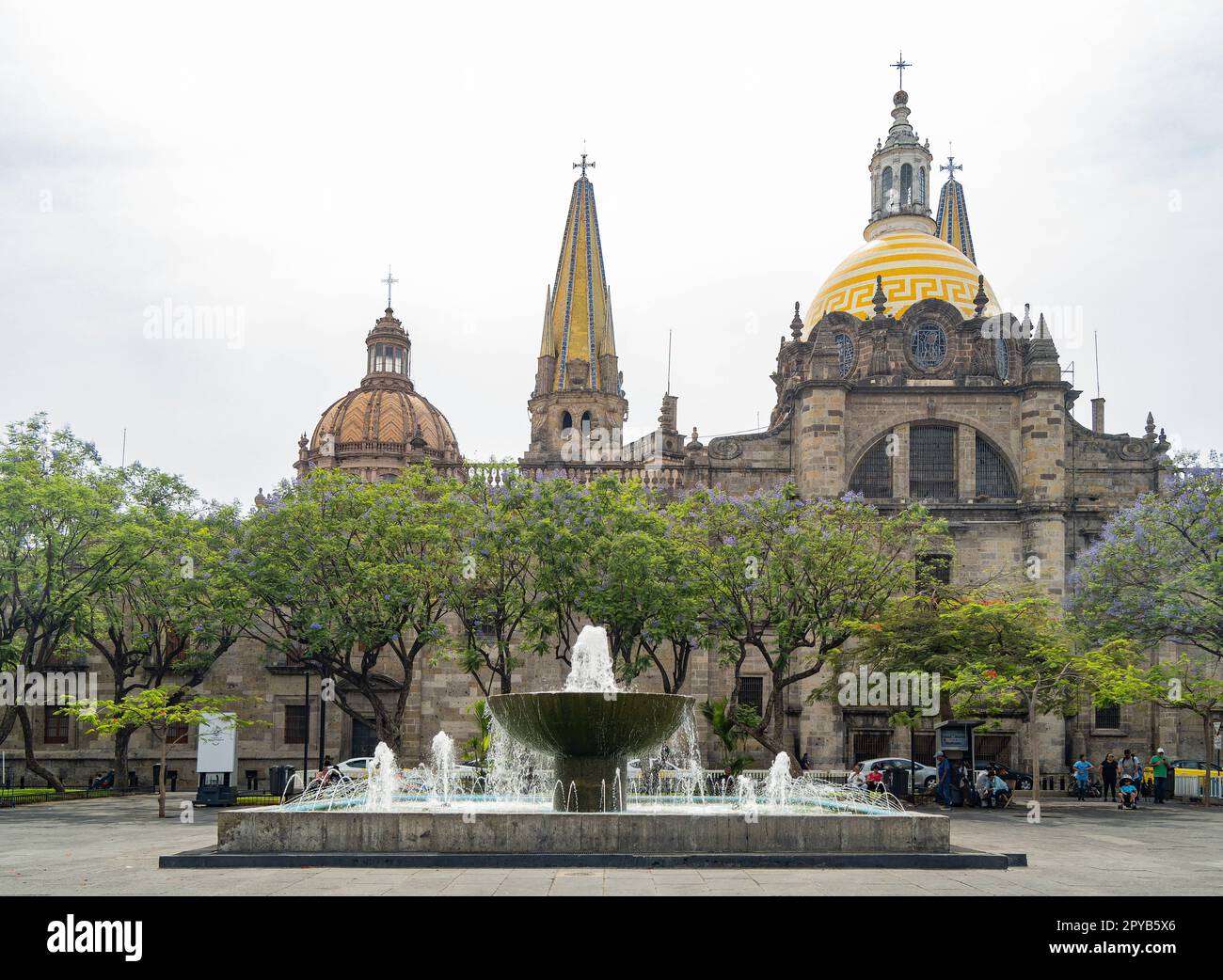 Mexico, APR 24 2023 - Daytime view of the historical Guadalajara ...