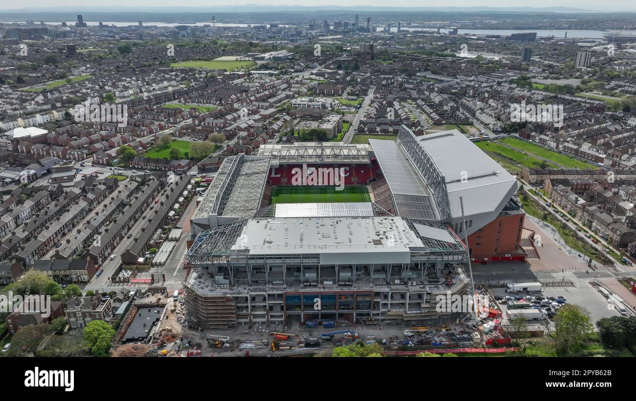 Anfield road view hi-res stock photography and images - Alamy