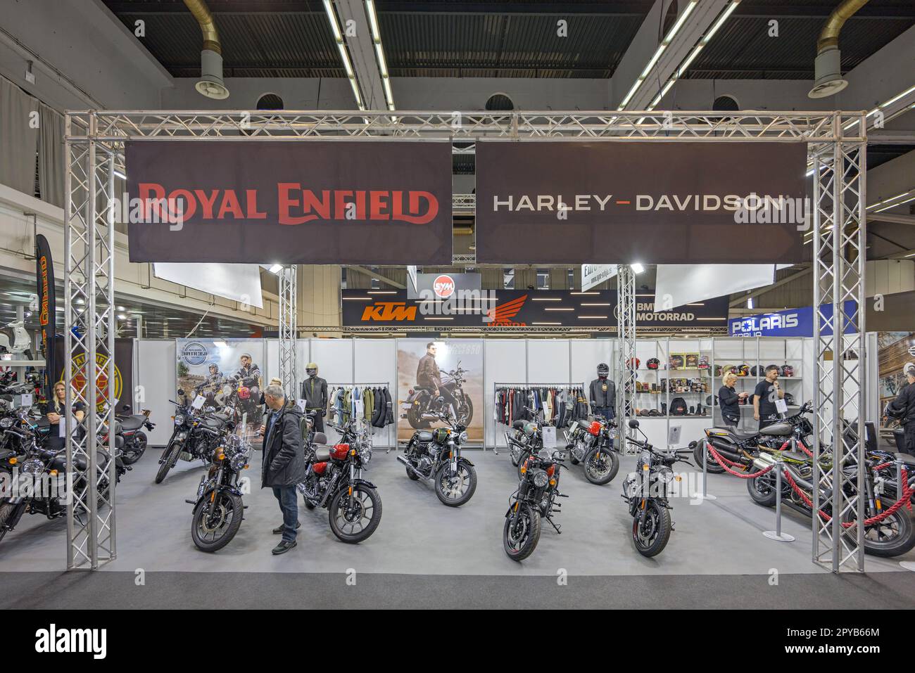 Belgrade, Serbia - March 22, 2023: Royal Enfield From India and ...