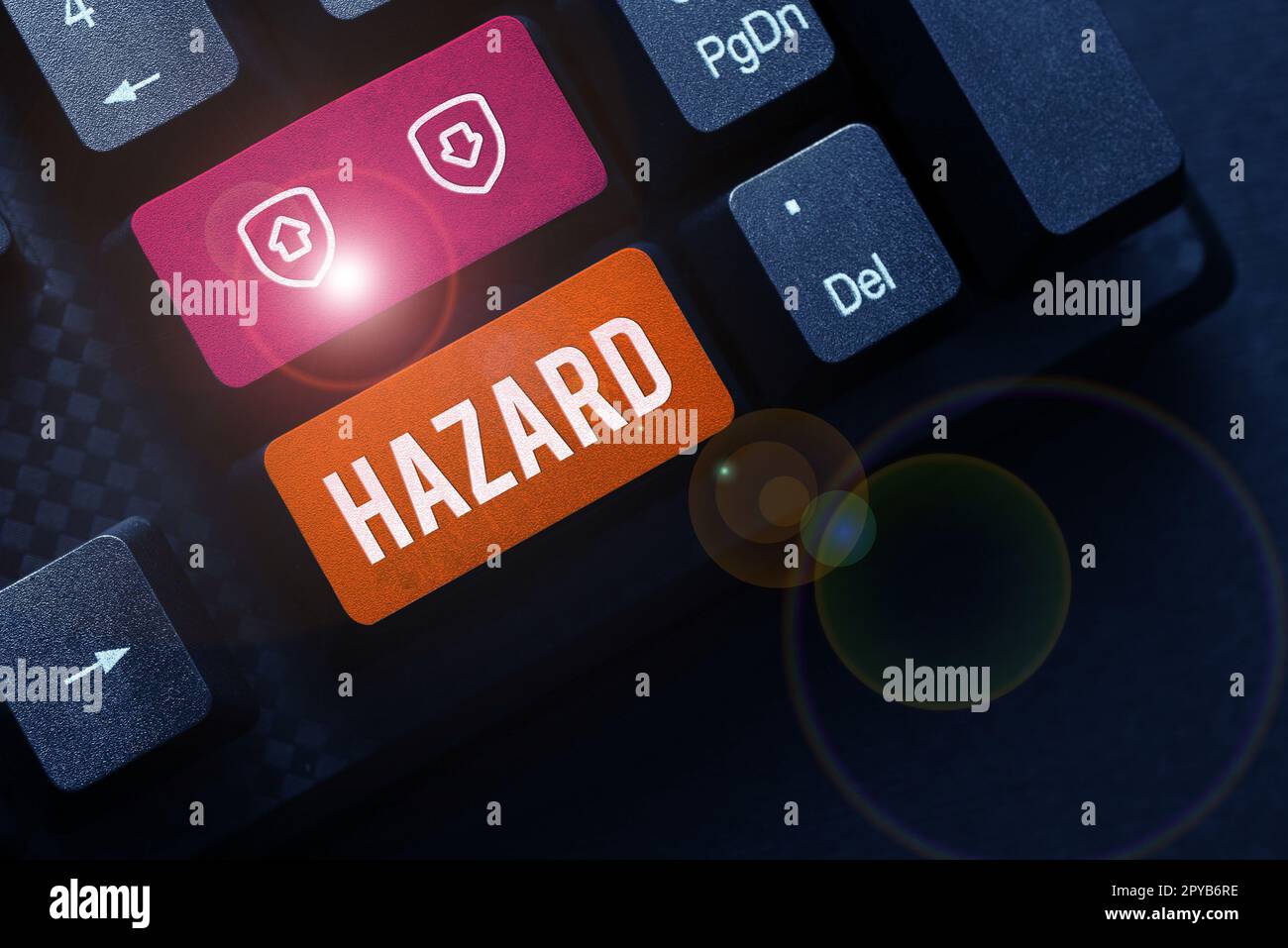 Handwriting text Hazard. Business approach account or statement ...