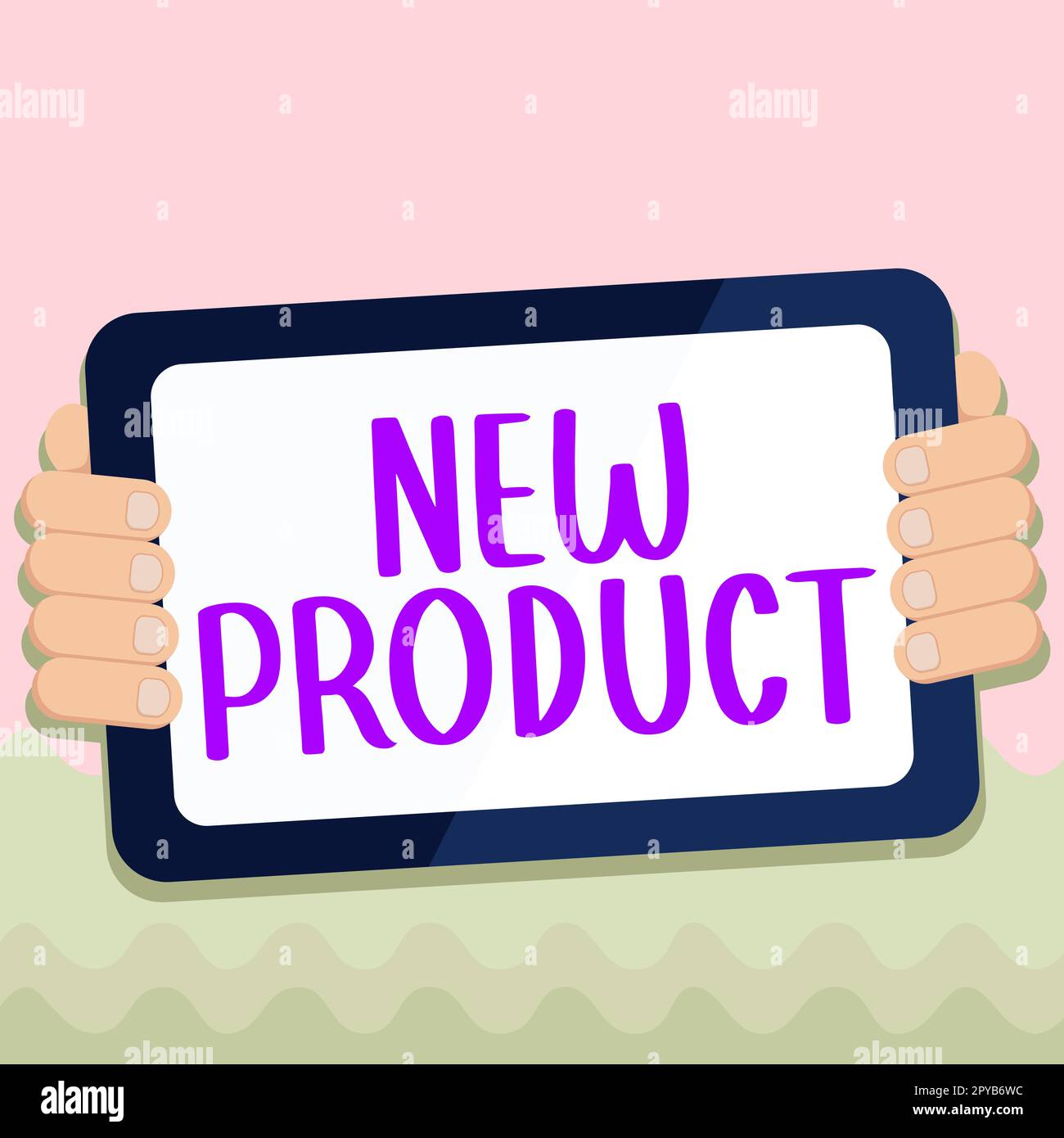 Text caption presenting New Product. Word for goods and services that ...