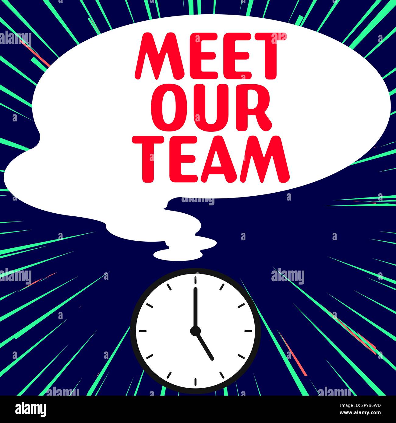 Handwriting text Meet Our Team. Word for introducing another person to ...