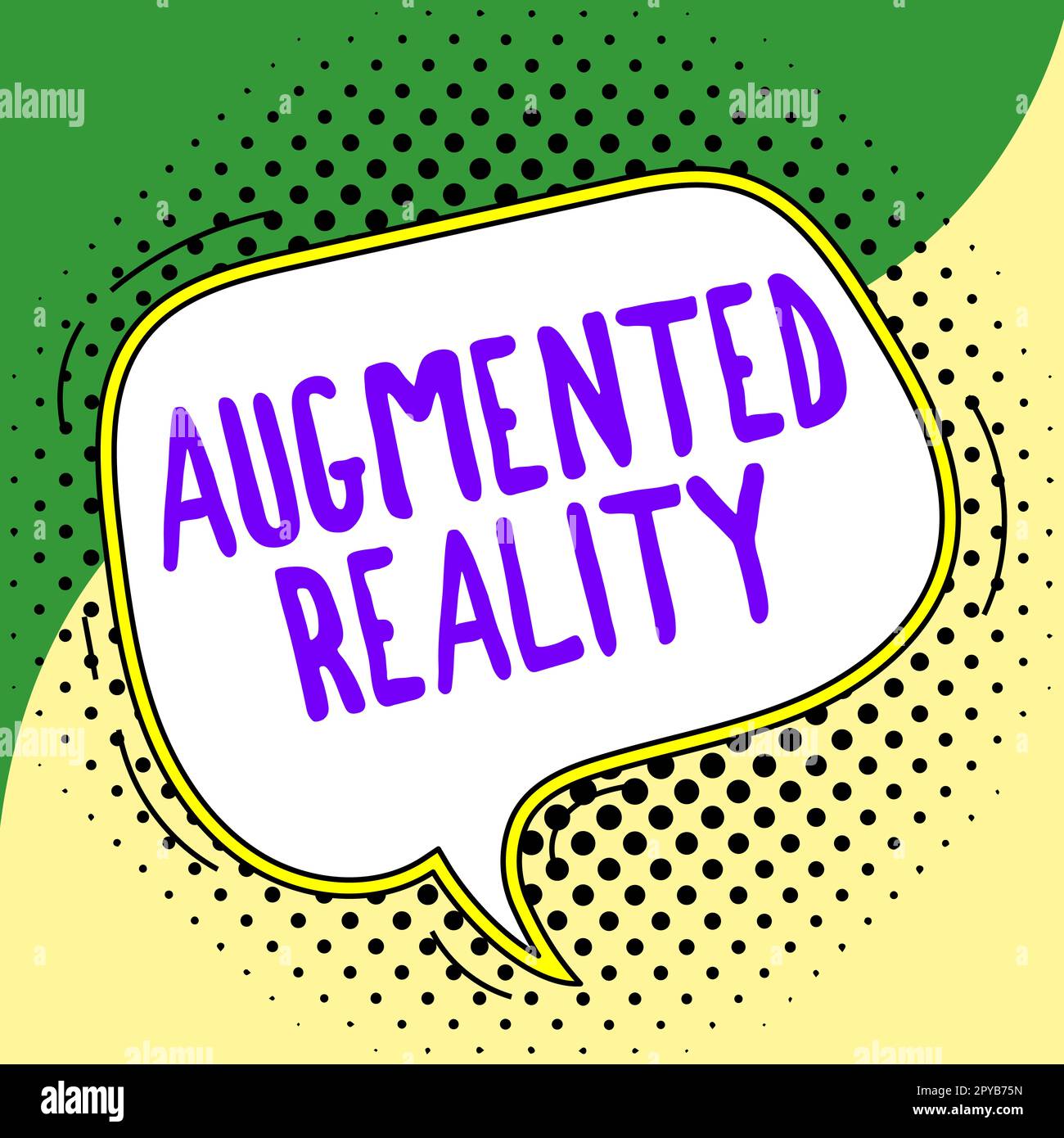 Text showing inspiration Augmented Reality. Word Written on technology ...