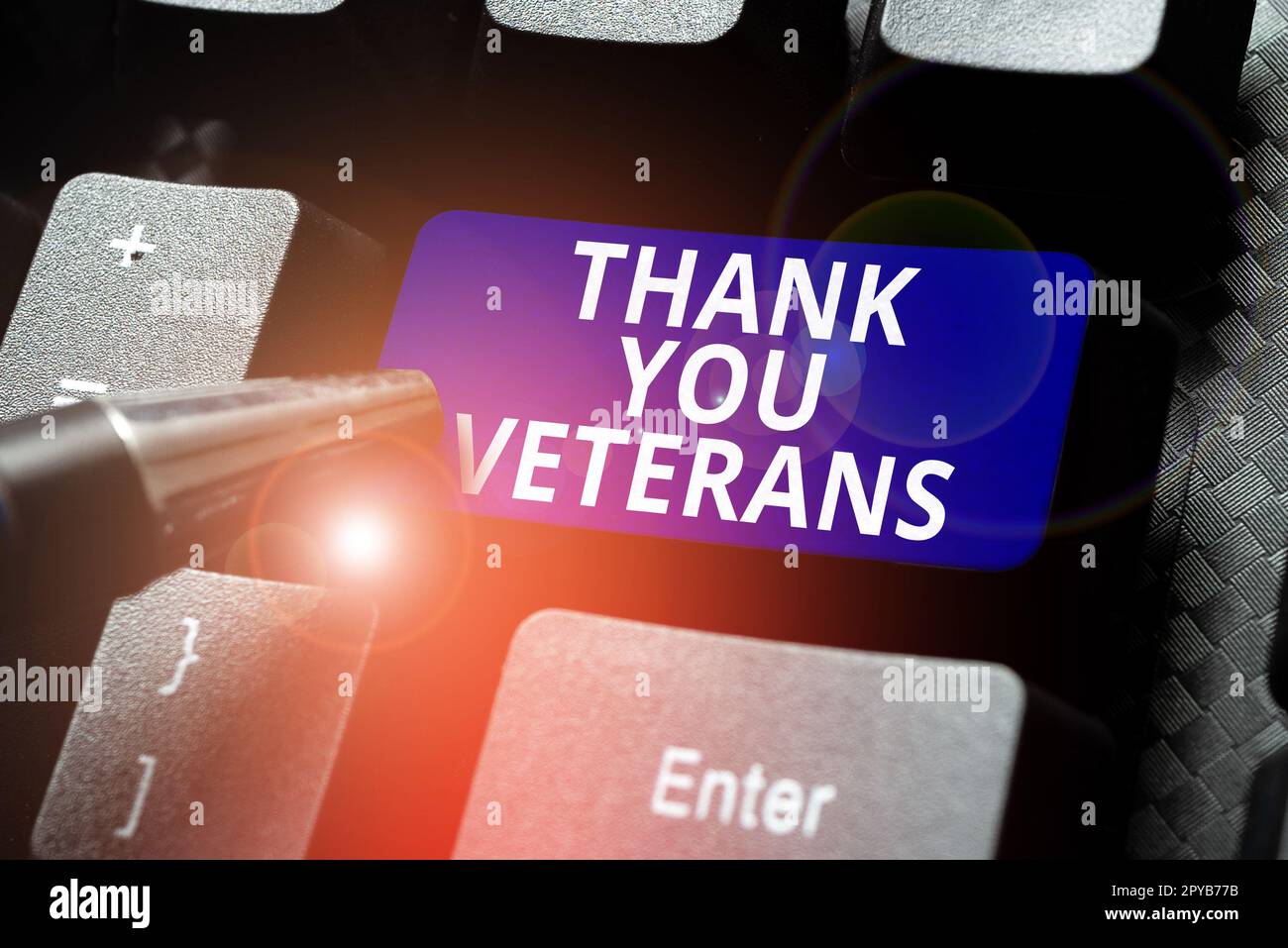 Handwriting text Thank You Veterans. Business concept Expression of ...