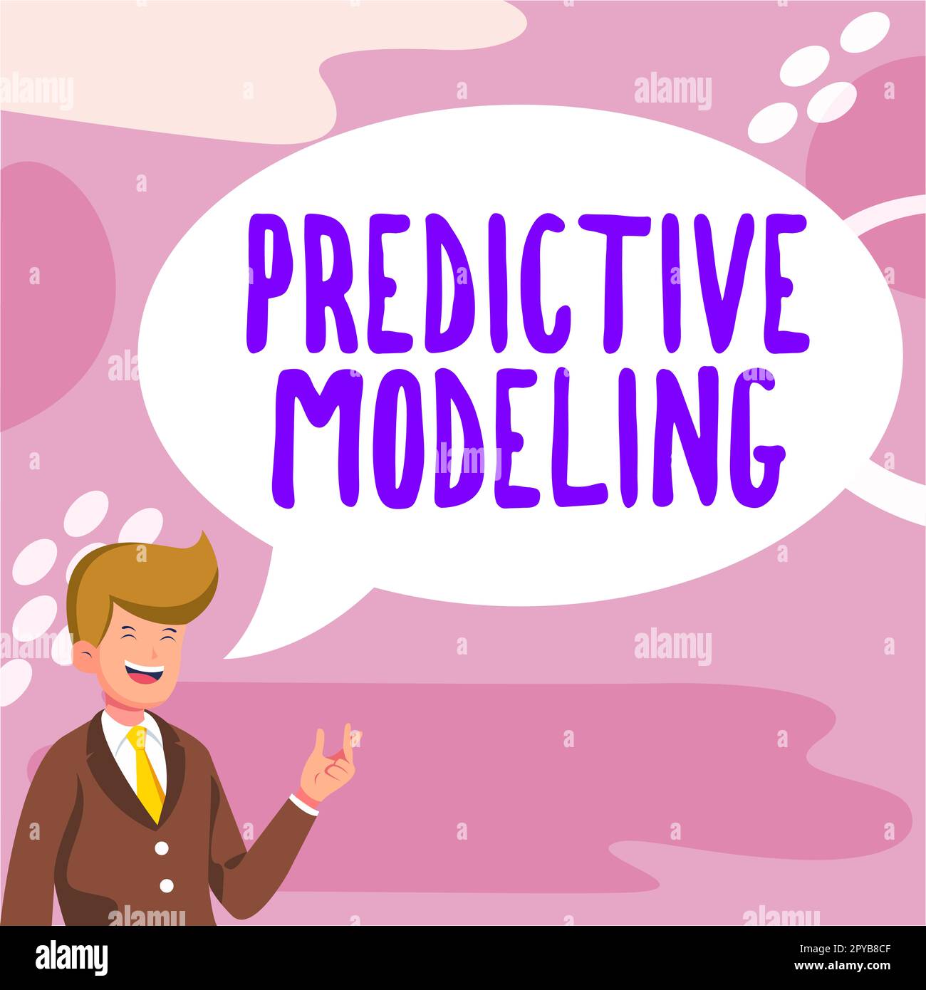 Text sign showing Predictive Modeling. Business idea maintenance ...