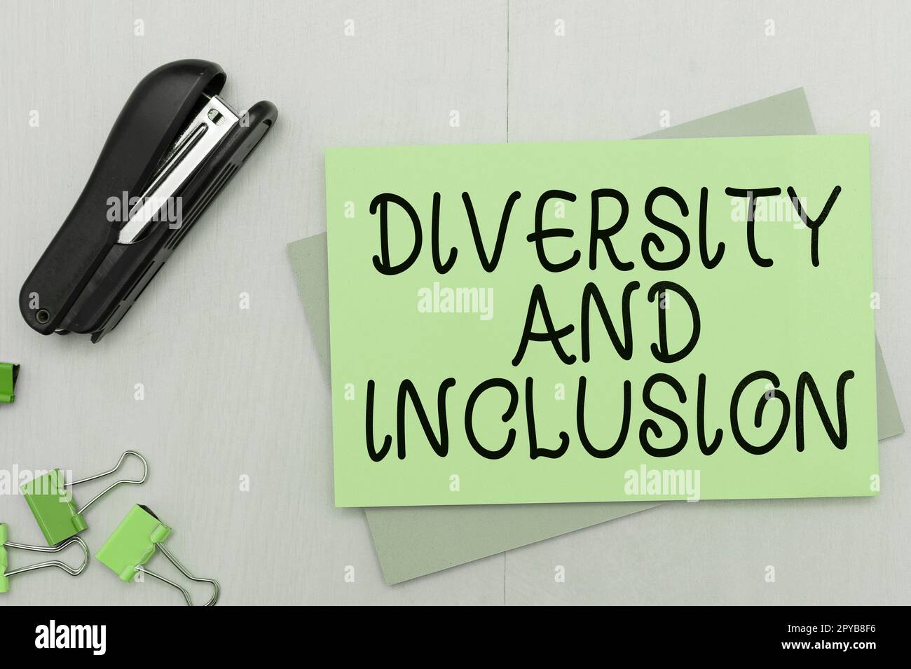 Text caption presenting Diversity And Inclusion. Word for range human ...