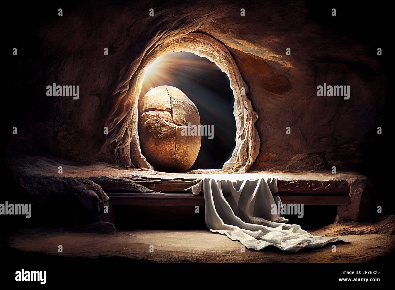 The resurrection of jesus' tomb hi-res stock photography and images - Alamy