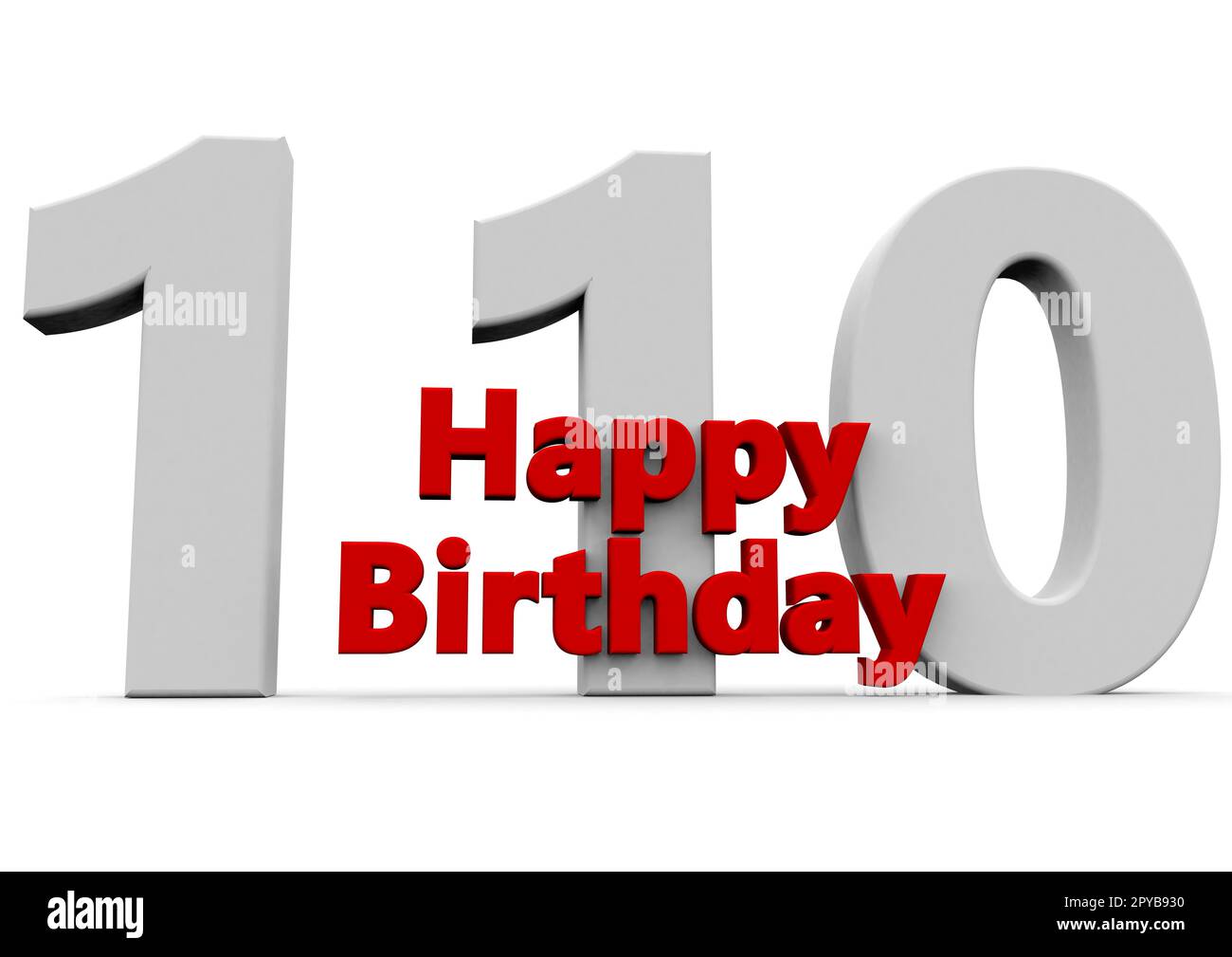 Happy 110 birthday hi-res stock photography and images - Alamy