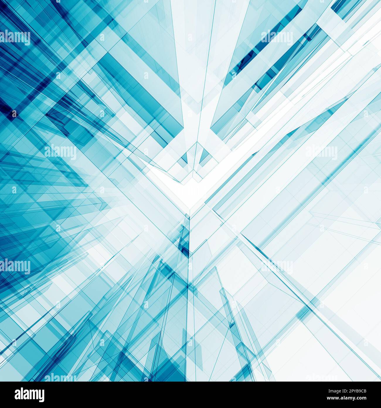 Abstract architecture. Concept view background 3D rendering Stock Photo ...