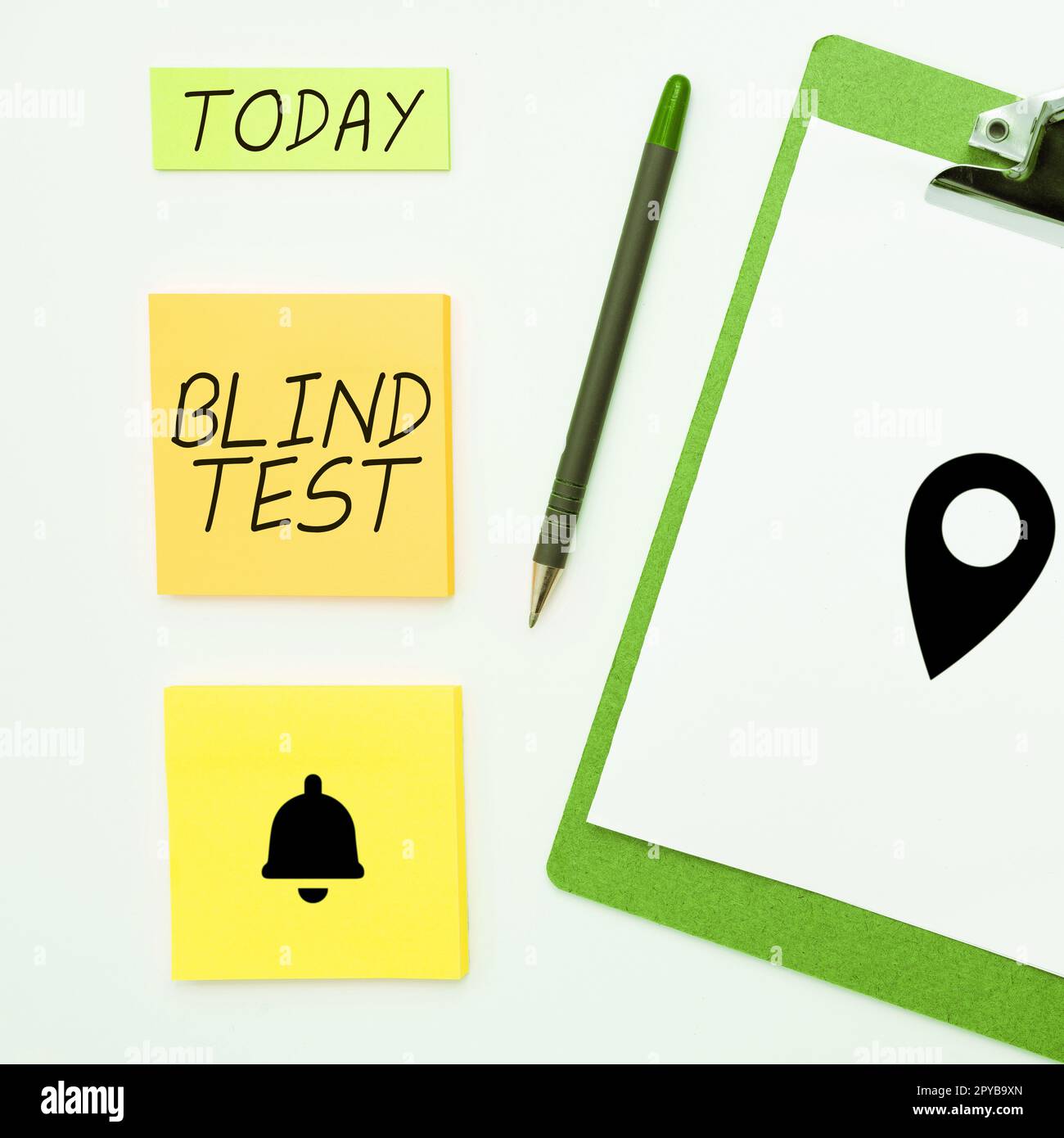 Text showing inspiration Blind Test. Word for Social engagement with a ...