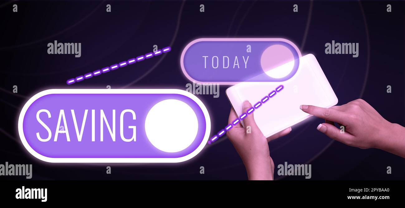 Inspiration showing sign Saving. Concept meaning economy of or ...