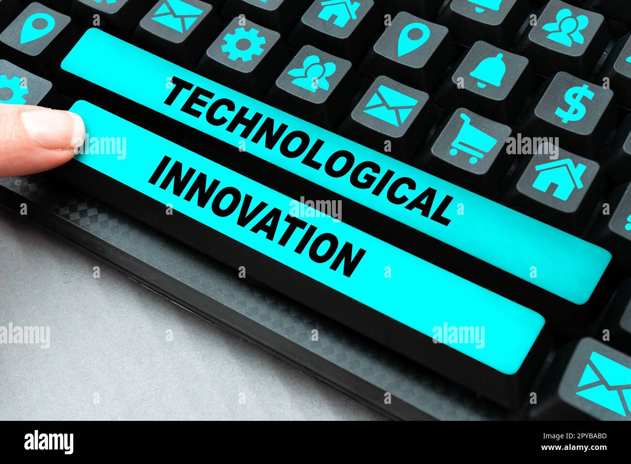 Sign displaying Technological Innovation. Word for New Invention from ...