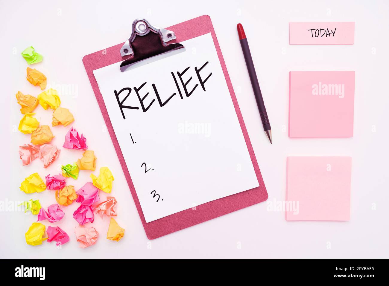 Text showing inspiration Relief. Internet Concept feeling of ...