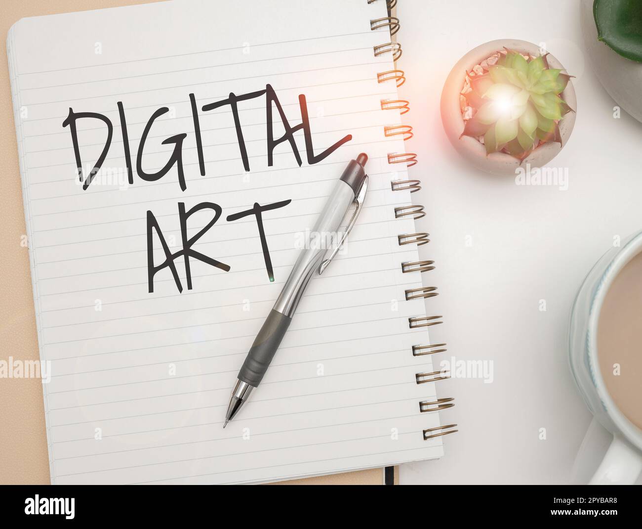 Writing displaying text Digital Art. Concept meaning use of skill and ...