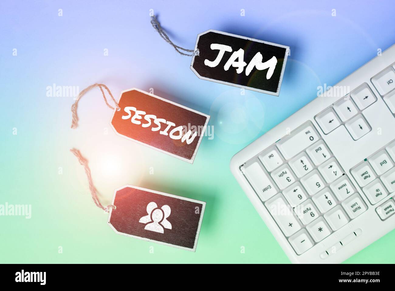 Hand writing sign Jam Session. Word Written on impromptu performance by ...