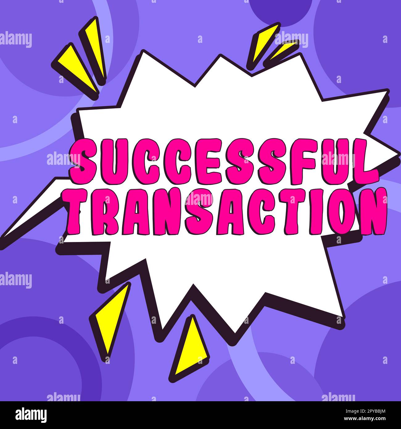 Handwriting text Successful Transaction. Concept meaning generate high ...